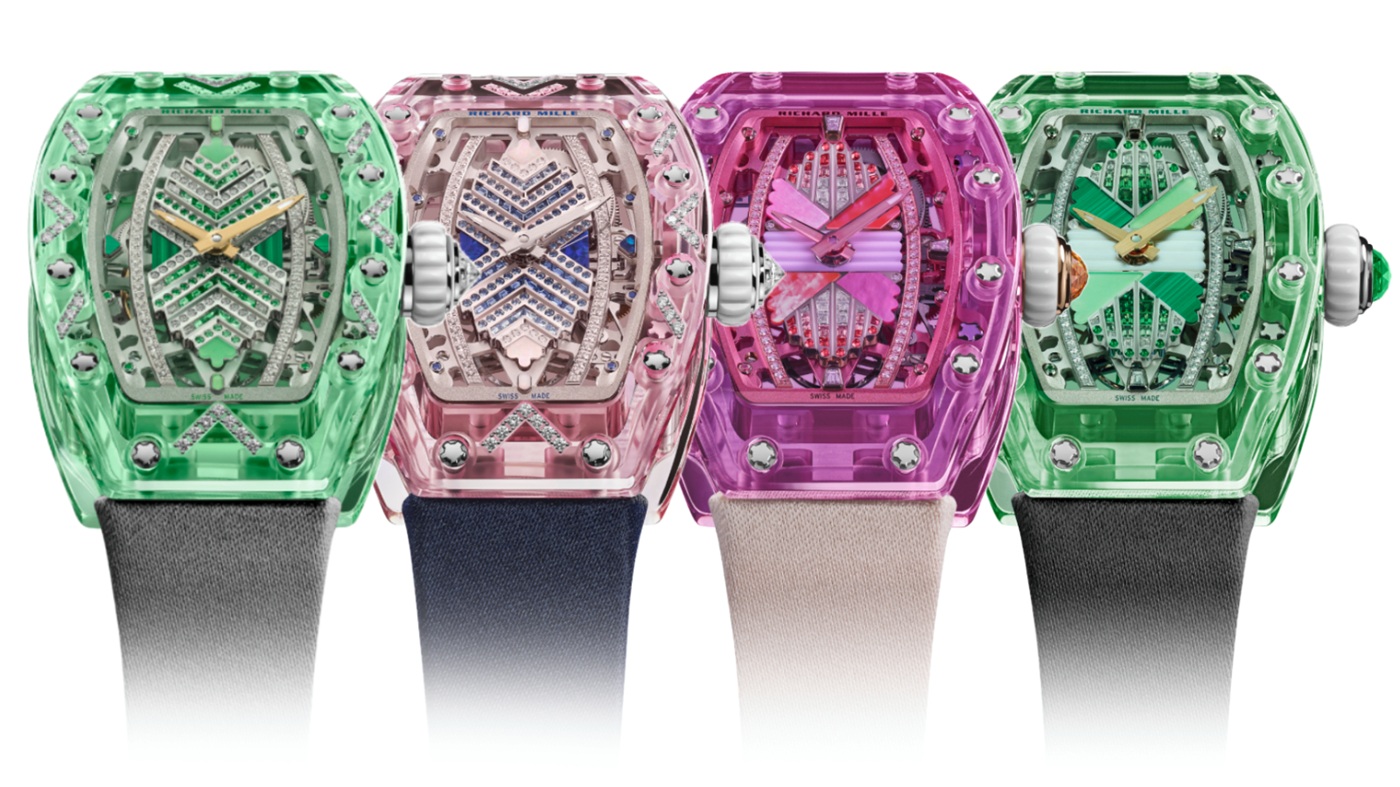 Richard Mille extends the RM 07-02 Automatic Sapphire collection with ...