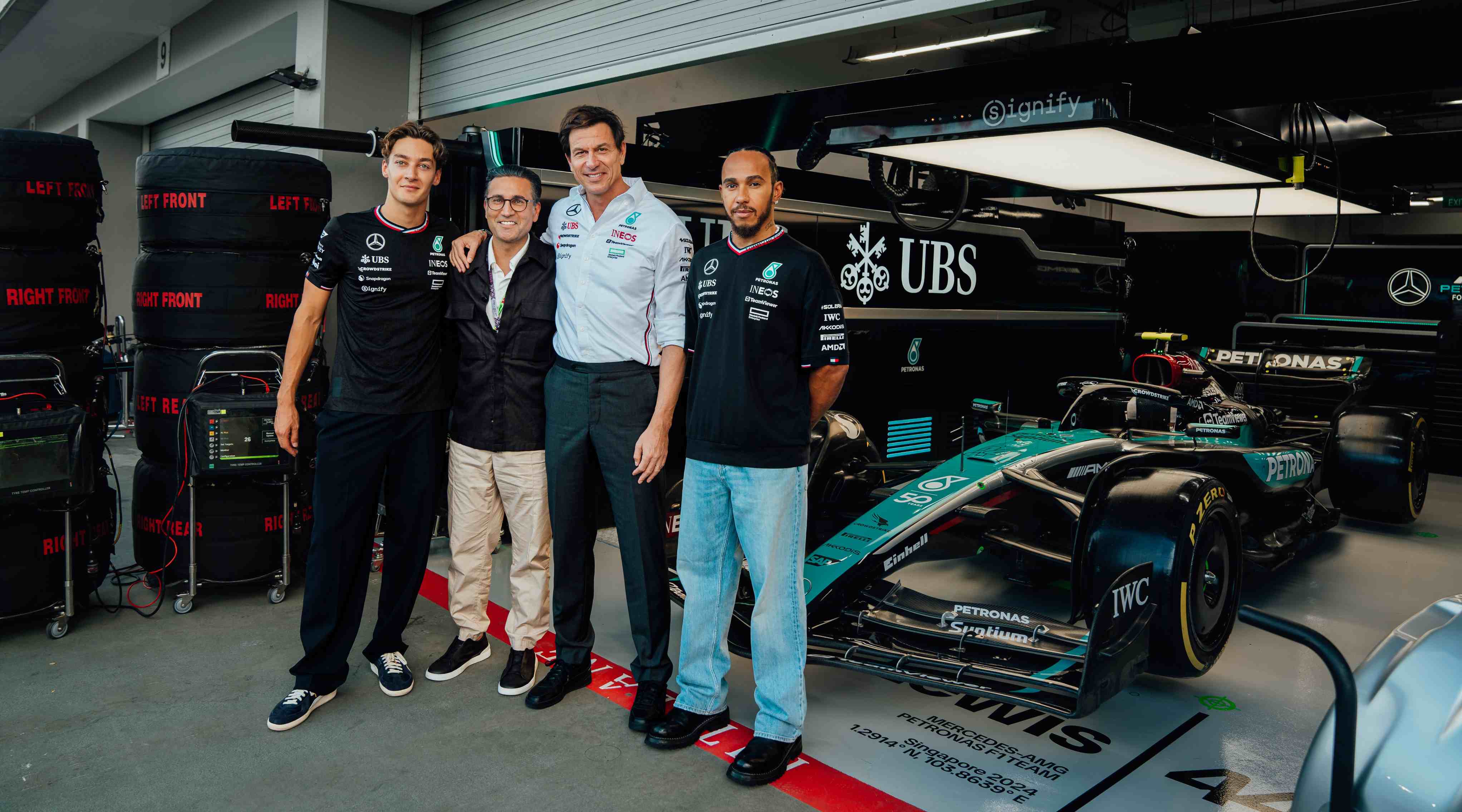 UBS renews partnership with MercedesAMG Petronas F1 team