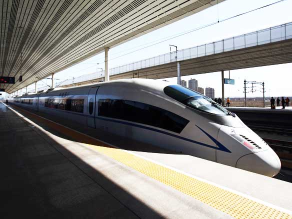 High-speed rail accelerates business