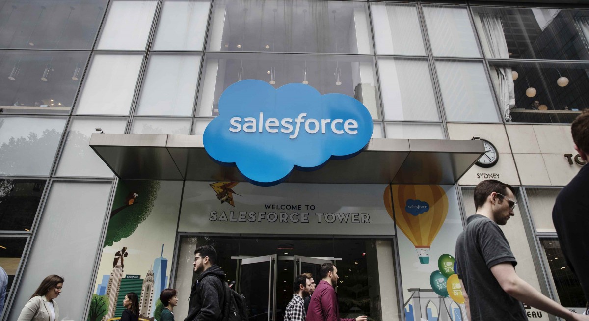 Salesforce hits record high with AI boom fuelling strong growth