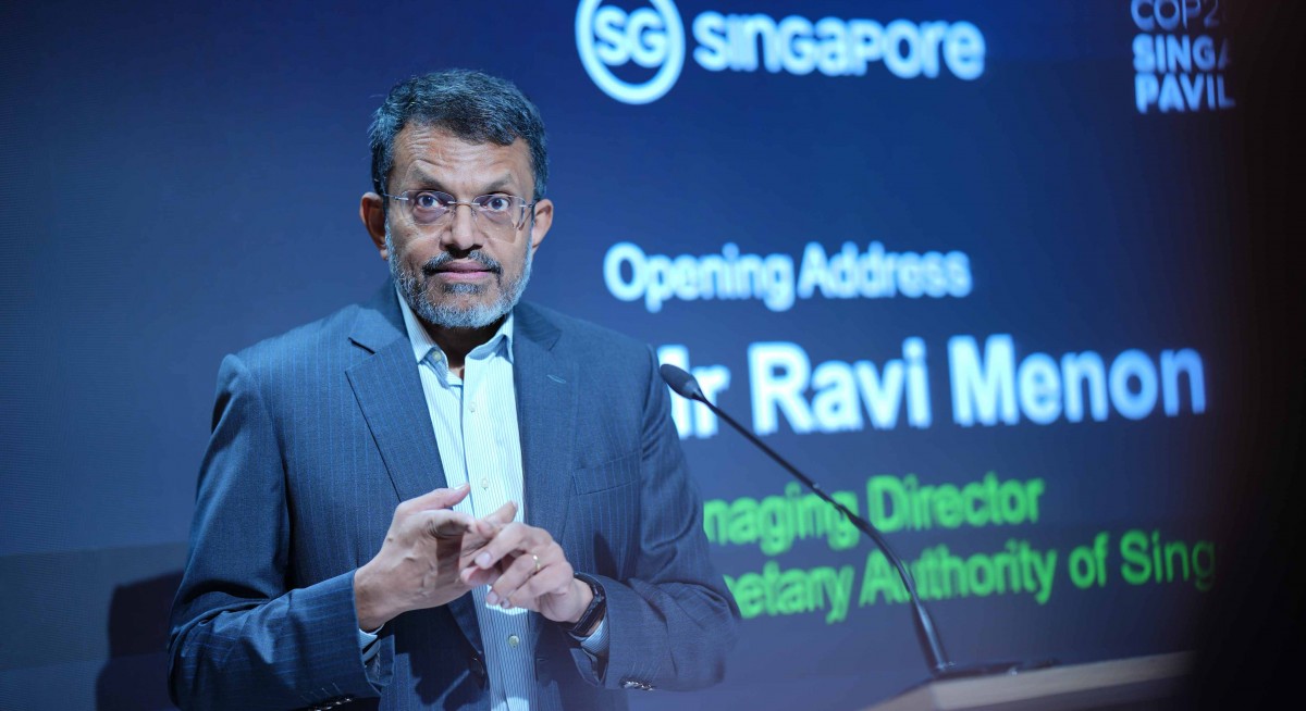 MAS's Ravi Menon launches Singapore Pavilion at COP28 in Dubai