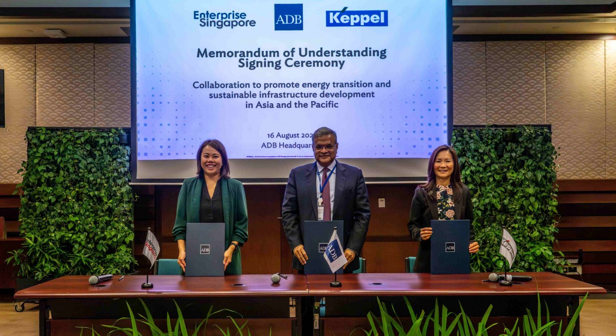 Keppel, ADB, EnterpriseSG ink MOU to explore US$800 mil of energy ...