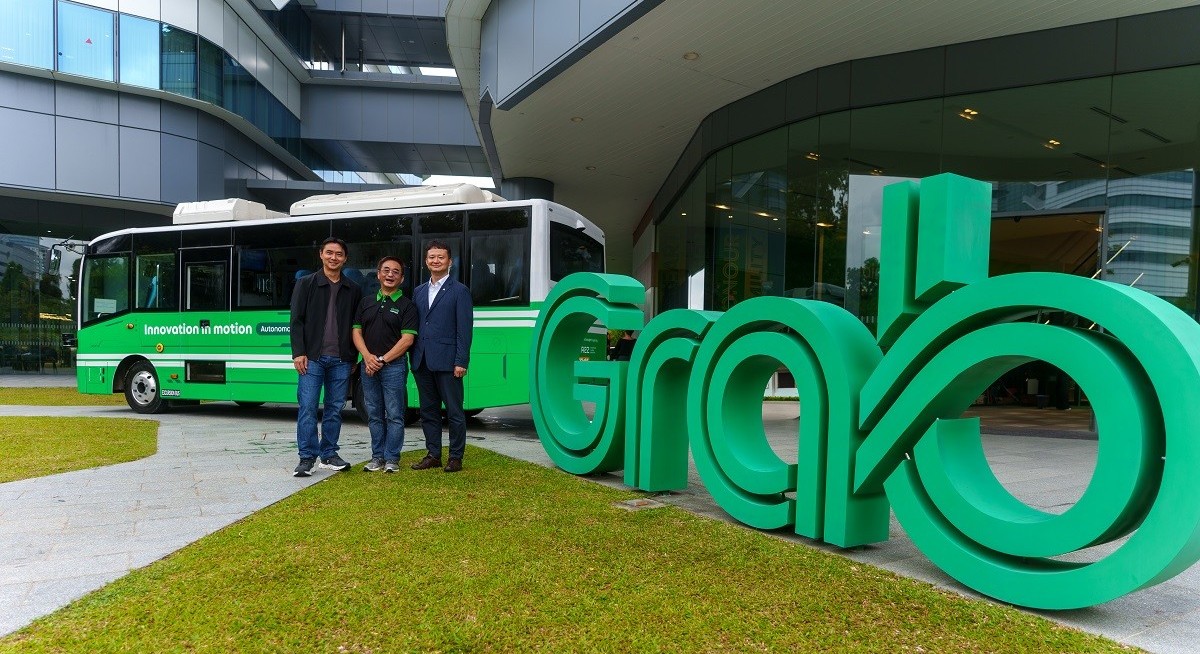 Grab trials autonomous electric shuttle buses for employees from July 9