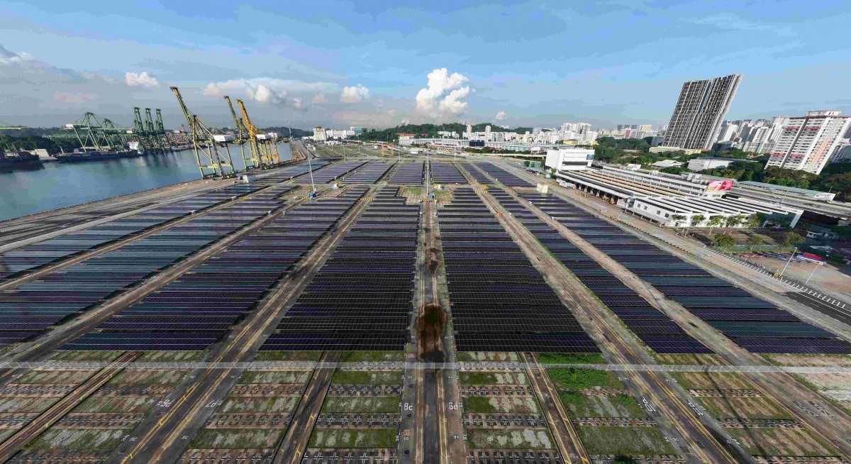 Sembcorp unveils 18MWp solar farm at PSA’s Keppel Terminal atop ...