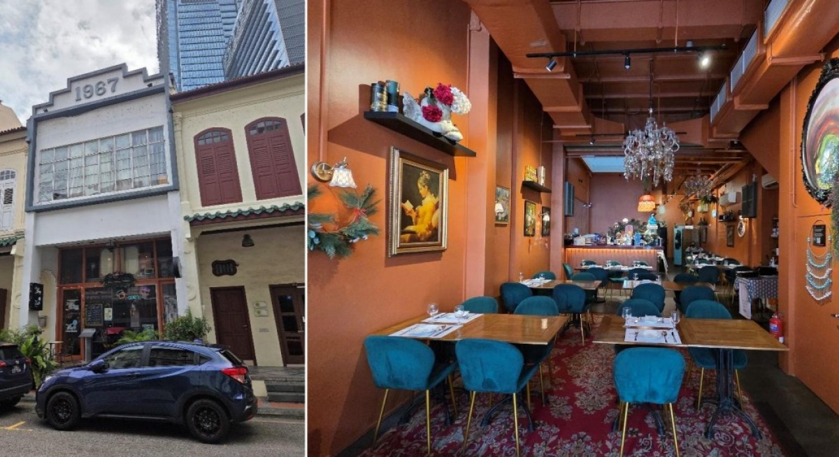 Two-storey conservation shophouse at 81 Tras Street, leased to Pasta ...